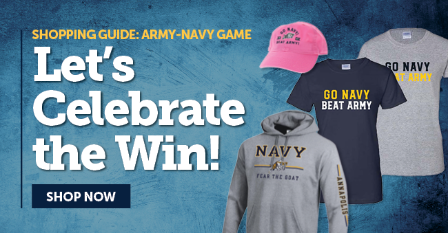 Shopping Guide: Army-Navy Bragging Rights. Let’s Celebrate the Win!