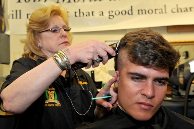 The Naval Academy Barber Shop: Plebe Hair Requirements